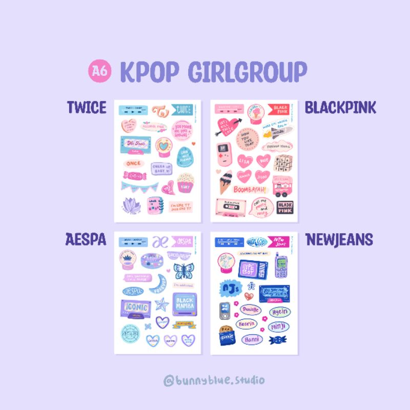 Jual Sticker GirlGroup Kpop Series | Shopee Indonesia