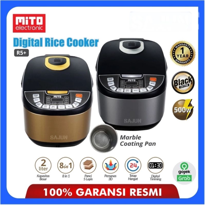 Jual Rice cooker multi fungsi MITO/MITOCHIBA R5+ Magic com 2L | Shopee Indonesia