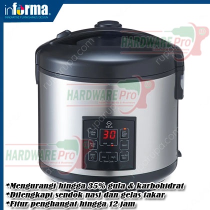 Jual Rice Cooker Low Sugar Food Cooker Silver Alat Penanak Nasi Rendah ...