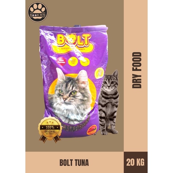 Jual Bolt Cat Flavor Tuna Bentuk Ikan 20kg - Makanan Kucing / Cat Food ...