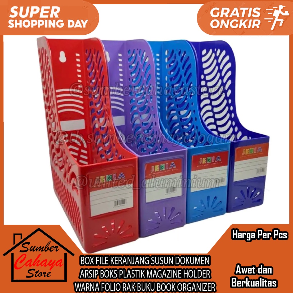 Jual BOX FILE KERANJANG SUSUN DOKUMEN ARSIP BOKS PLASTIK MAGAZINE ...