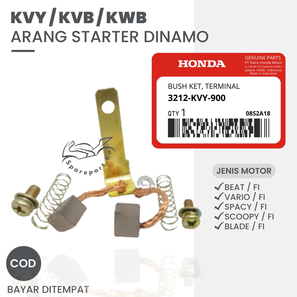 Jual (GROSIR) KVY/KVB ARANG STATER BEAT VARIO SPACY SCOOPY HONDA BLADE ...