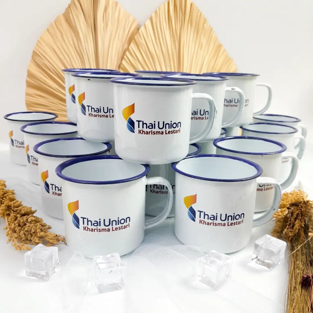 Jual Gelas Mug Enamel Custom Desain Souvenir Pernikahan Wedding Hampers ...