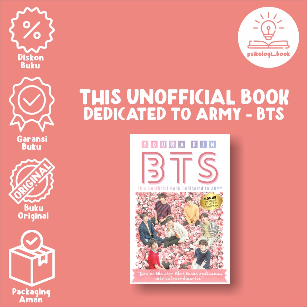 Jual BTS: This Unofficial Book Dedicated to ARMY - YouRa Kim - KPOP ...