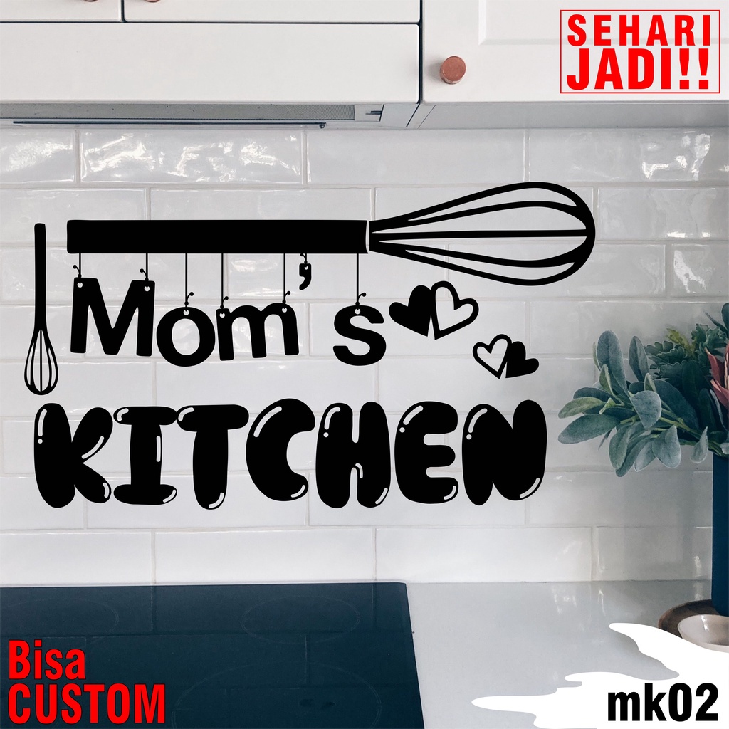 Jual STIKER DAPUR MINIMALIS / WALL STICKER KITCHEN / CUTTING STICKER ...