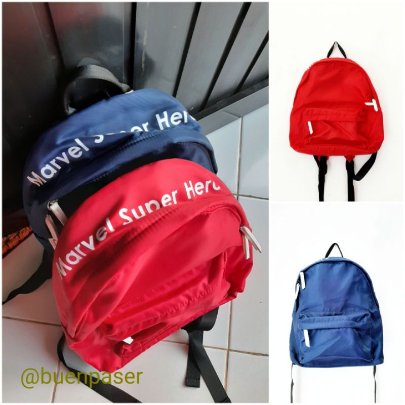 Jual Tas Sekolah Ransel Anak Branded Unisex Superhero Mavel Original ...