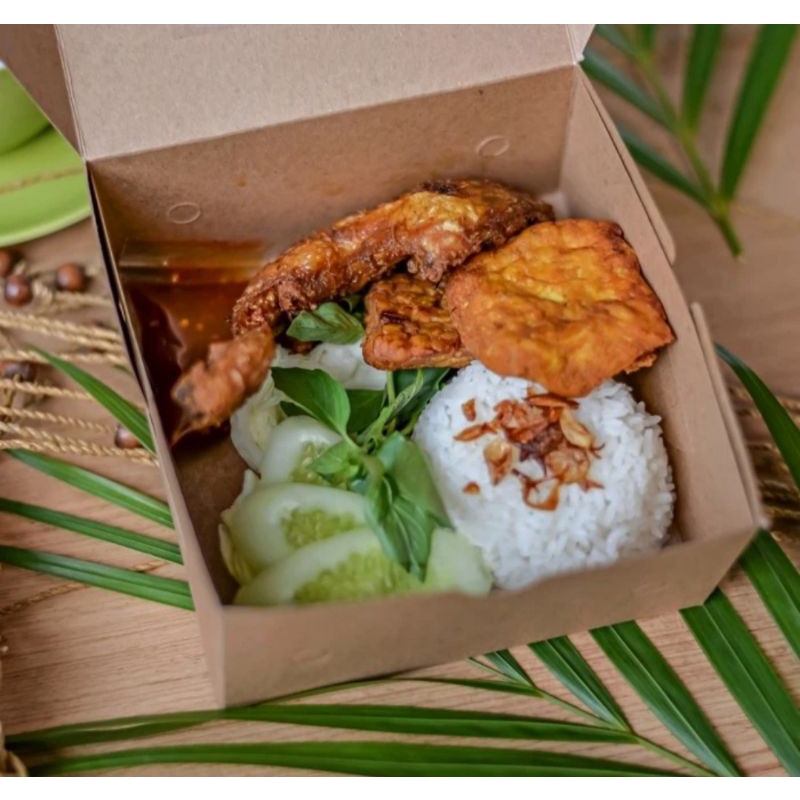 Jual Paket Nasi Kotak Ayam Goreng /Ayam Bakar | Shopee Indonesia