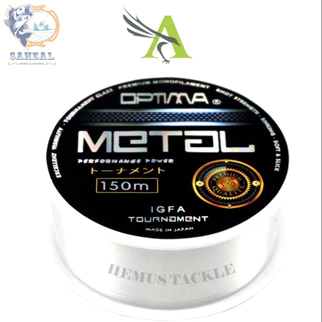 Jual Senar Pancing Kuat Cepat Tenggelam Optima Metal Clear - 150M ...