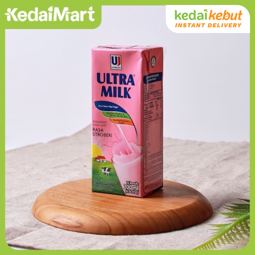 Jual Susu Ultra Strawberry 200 ml | Shopee Indonesia