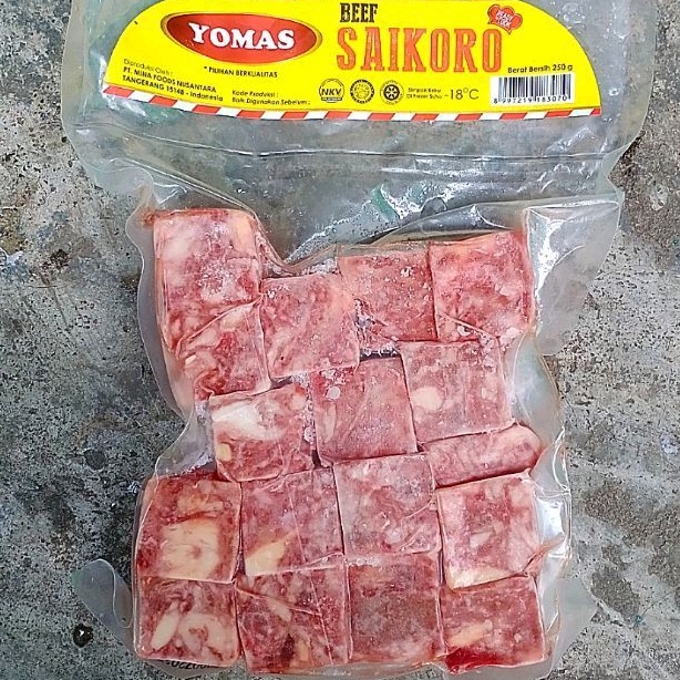 Jual Yomas Beef Saikoro 250gr | Shopee Indonesia
