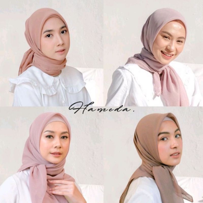 Jual HIJAB SEGIEMPAT POLYCOTTON BASIC PREMIUM | Shopee Indonesia