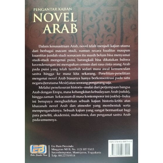 Jual Buku Pengantar Kajian Novel Arab | Shopee Indonesia
