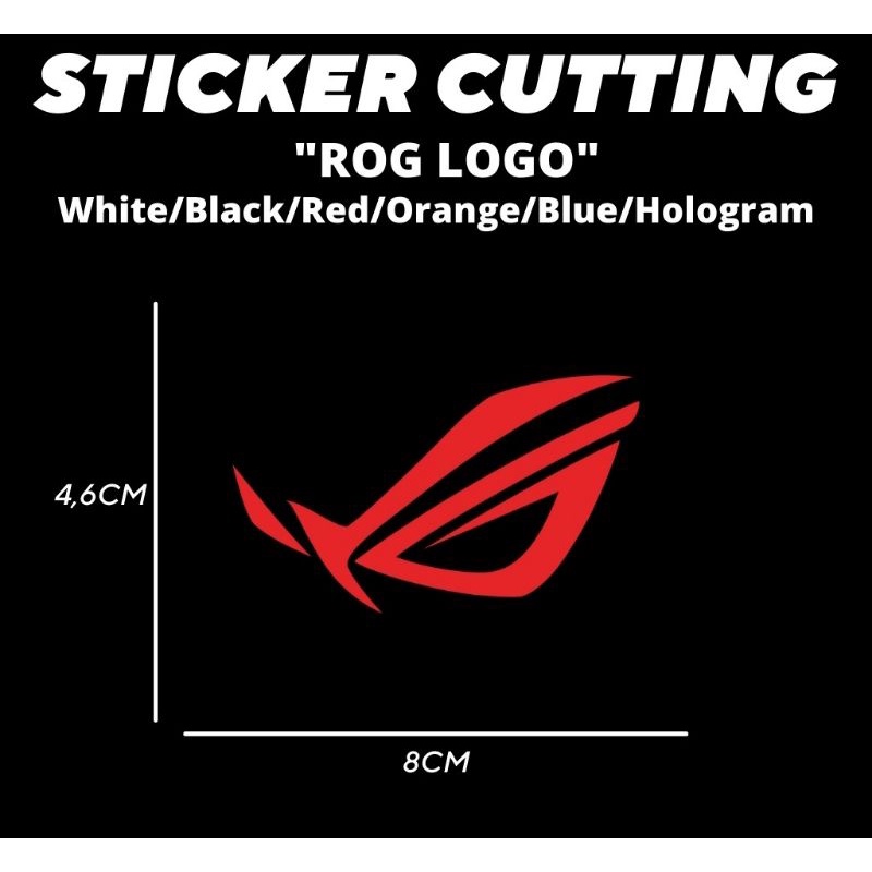 Jual STIKER STICKER CUTTING ROG LOGO | Shopee Indonesia