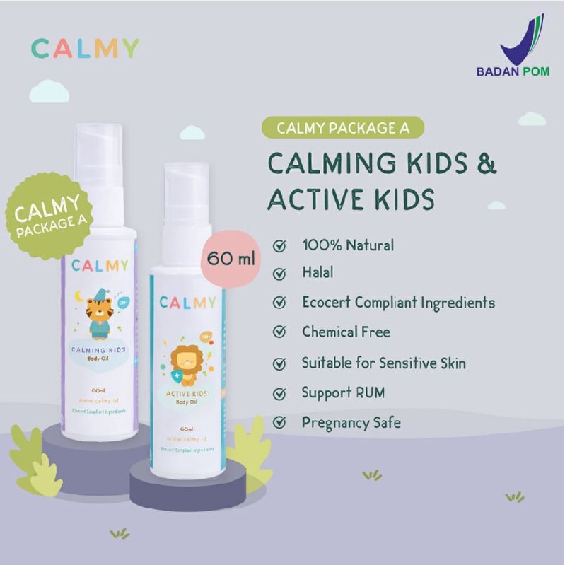 Jual Calmy Paket A - Calming dan Active Kids 60ml - Meredakan Demam ...