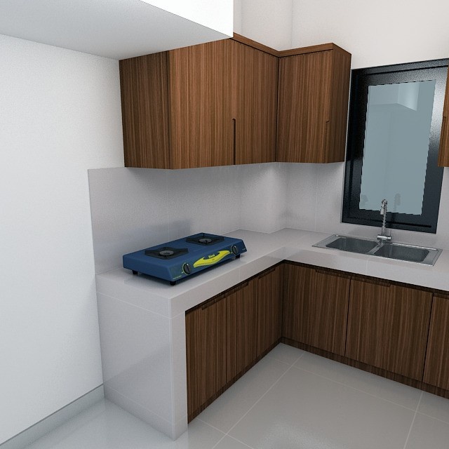 Jual kitchen set minimalis modern hpl taco | Shopee Indonesia