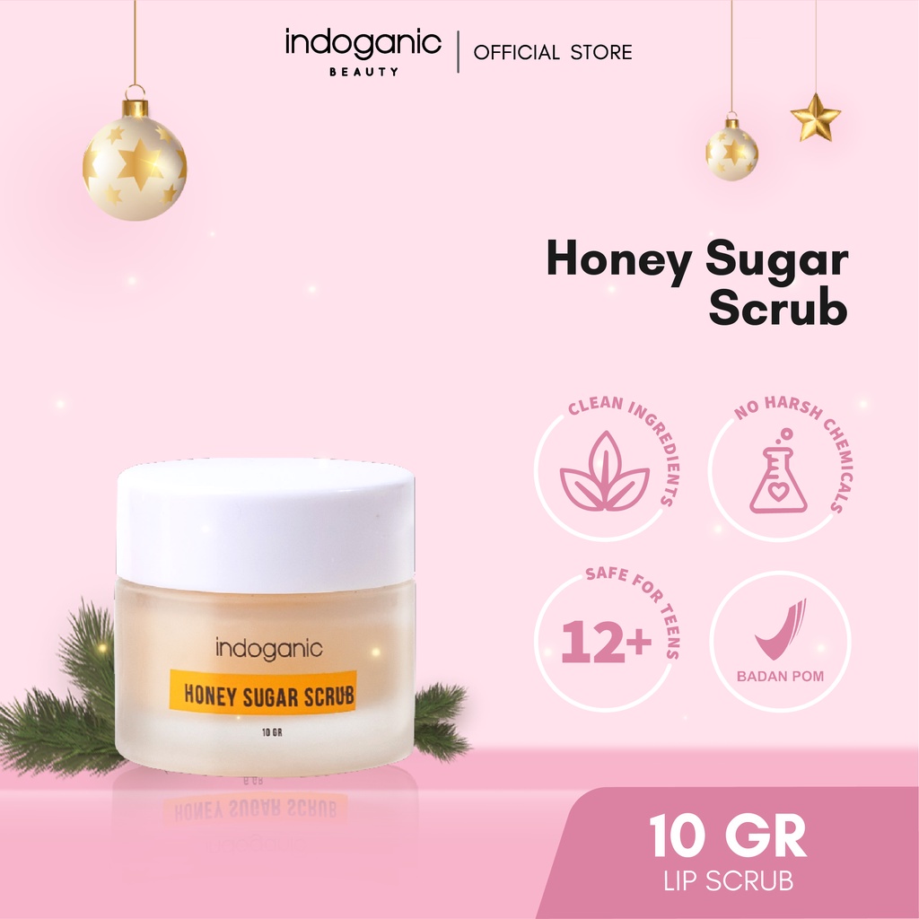 Jual INDOGANIC Beauty Honey Sugar Scrub 10g | Shopee Indonesia
