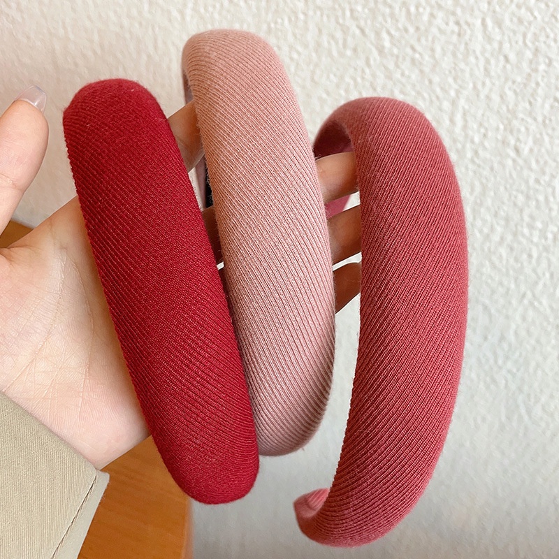 Jual NEW Bando lebar anak dan dewasa motif polos / bando handmade ...