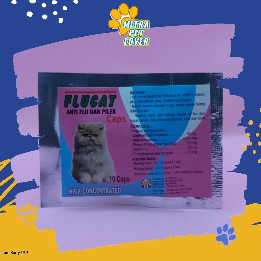 Jual FORMULA MENYEMBUHKAN FLU KUCING - FLU CAT 10CAPSULE - KAPSUL UNTUK ...