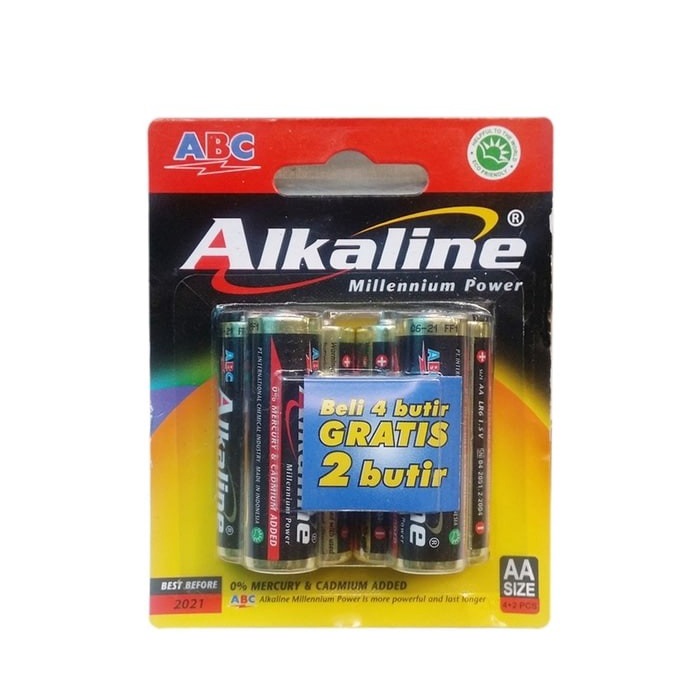 Jual Ready Stok Baterai ABC ALKALINE AA/A2-6Pcs BATTERY ABC ALKALINE AA ... Jual Ready Stok Baterai ABC ALKALINE AA/A2-6Pcs BATTERY ABC ALKALINE AA ...