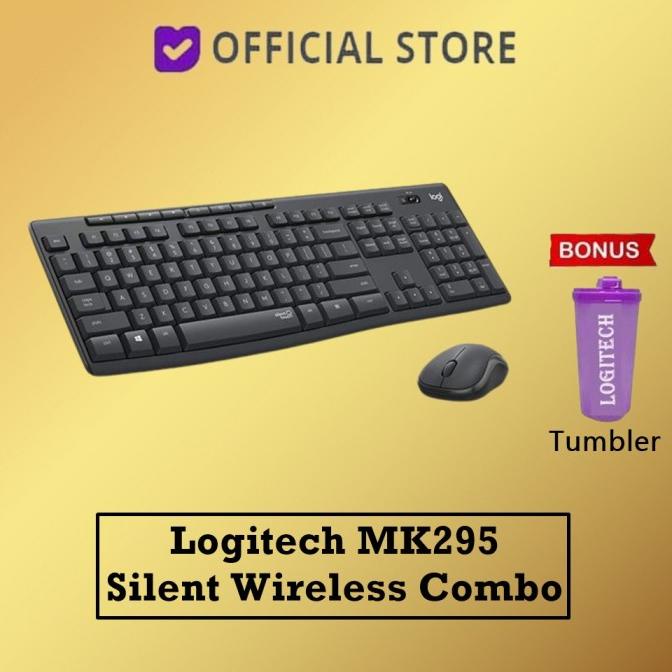 Jual Logitech Mk295 Silent Wirelles Combo Keyboard Mouse Bundle