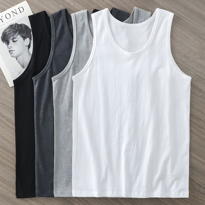 Jual Singlet Pria Polos Cotton Combed Kaos Singlet Pria Dalaman Pria ...