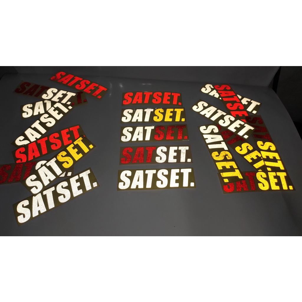 Jual Sticker SAT SET cutting reflective | Shopee Indonesia