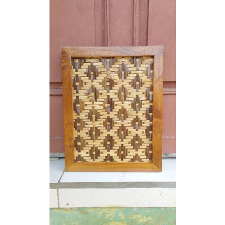 Jual Dekorasi Dinding Anyaman Bilik Bambu | Shopee Indonesia