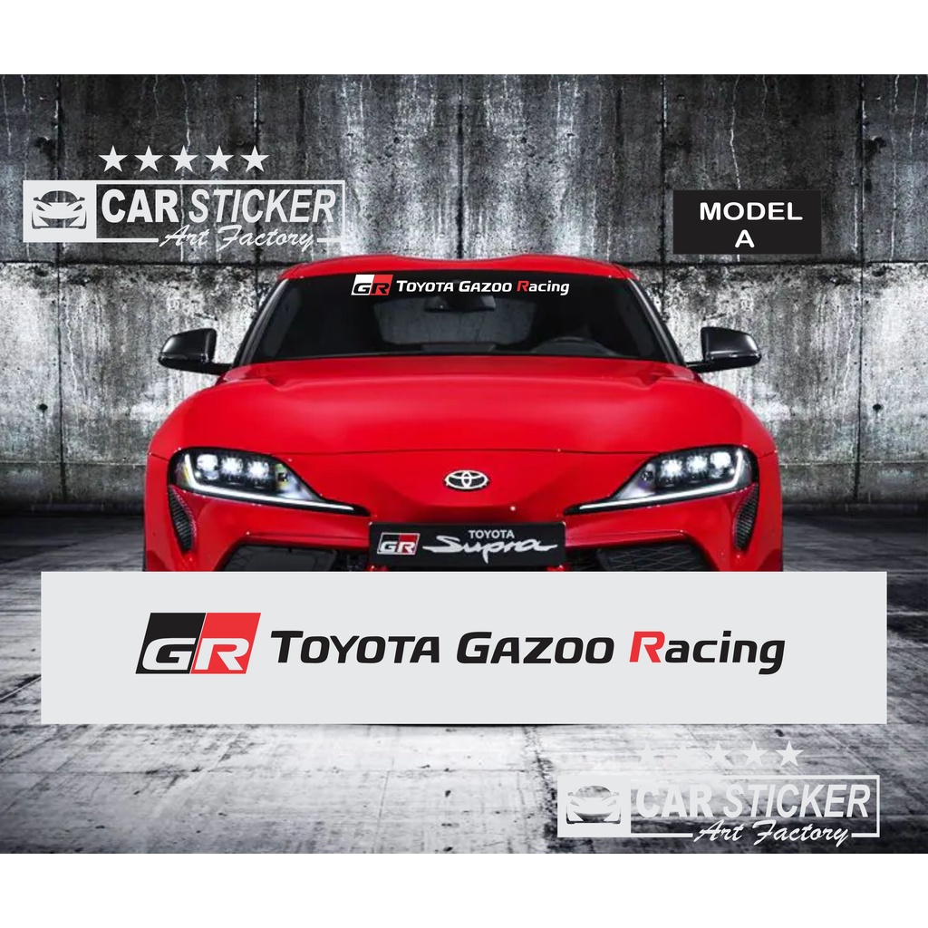 Jual KACAGR Sticker gr sport sticker toyota gazoo racing sticker mobil ...
