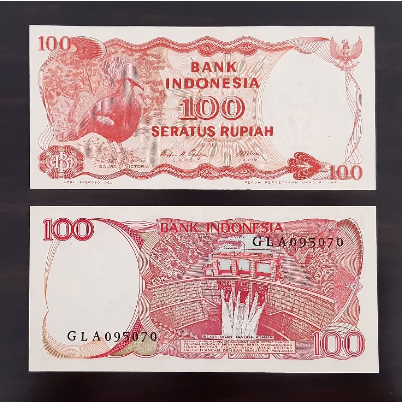 Jual Uang kuno 100 Rupiah Burung 1984 (nomor cantik) | Shopee Indonesia