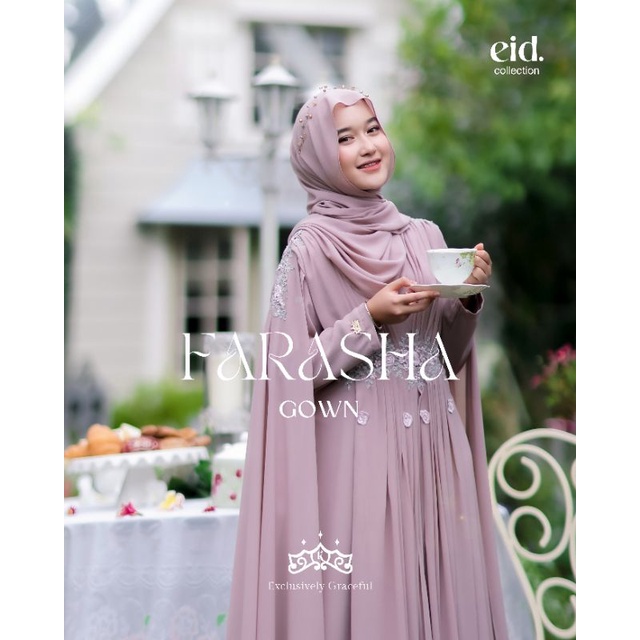 Jual READY STOCK FARASHA GOWN EID SERIES BY KAZAMI STORE | Shopee Indonesia