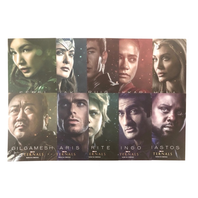Jual Official Megabox Korea Marvel Eternals Mini Poster (Sersi, Ajak ...