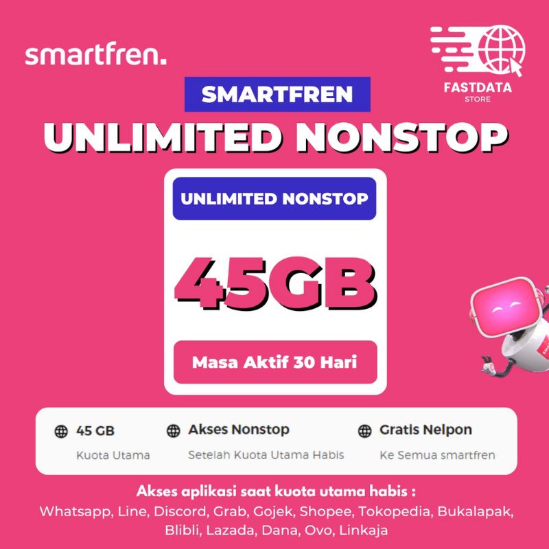 Jual PAKET DATA SMARTFREN MURAH | SMARTFREN UNLIMITED | PAKET DATA SMARTFREN UNLIMITED | Shopee ...