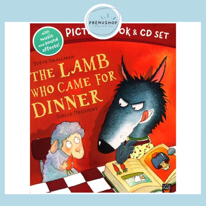 Jual Picture Book & CD Set: The Lamb Who Came For Dinner (Paperback ...