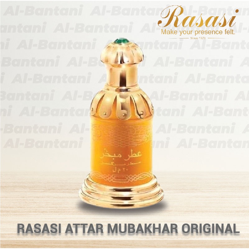 Jual RASASI ATTAR MUBAKHAR GREEN CONCENTRATED PERFUME ORIGINAL 20ml ...
