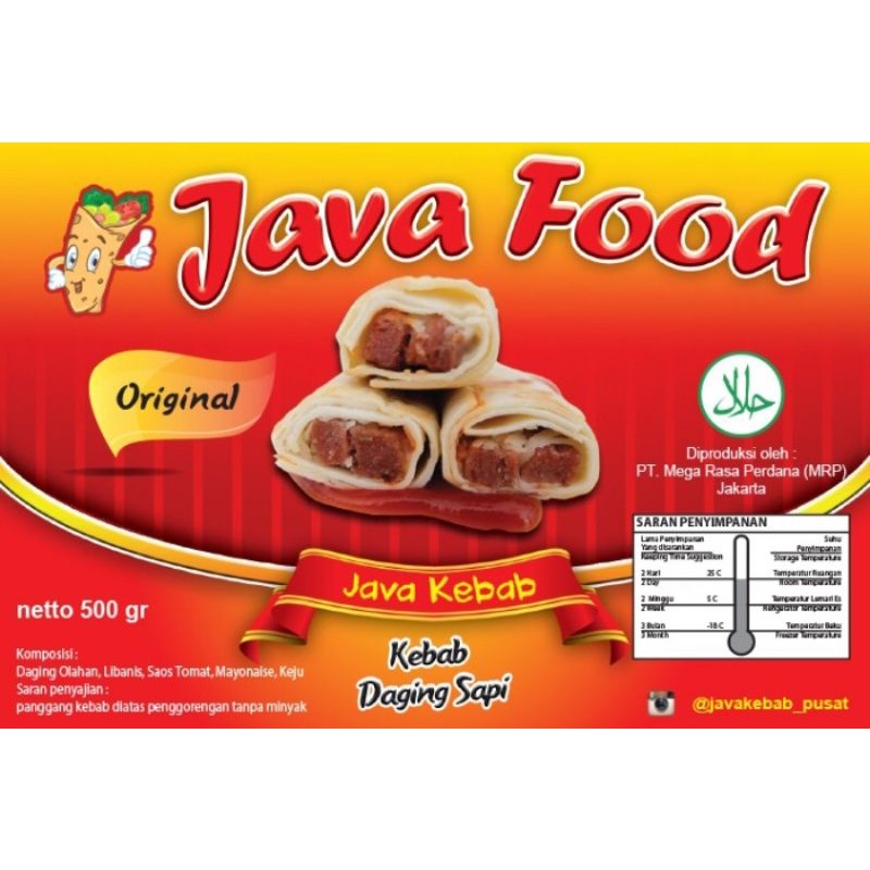 Jual kebab frozen isi 10 rasa original java kebab | Shopee Indonesia