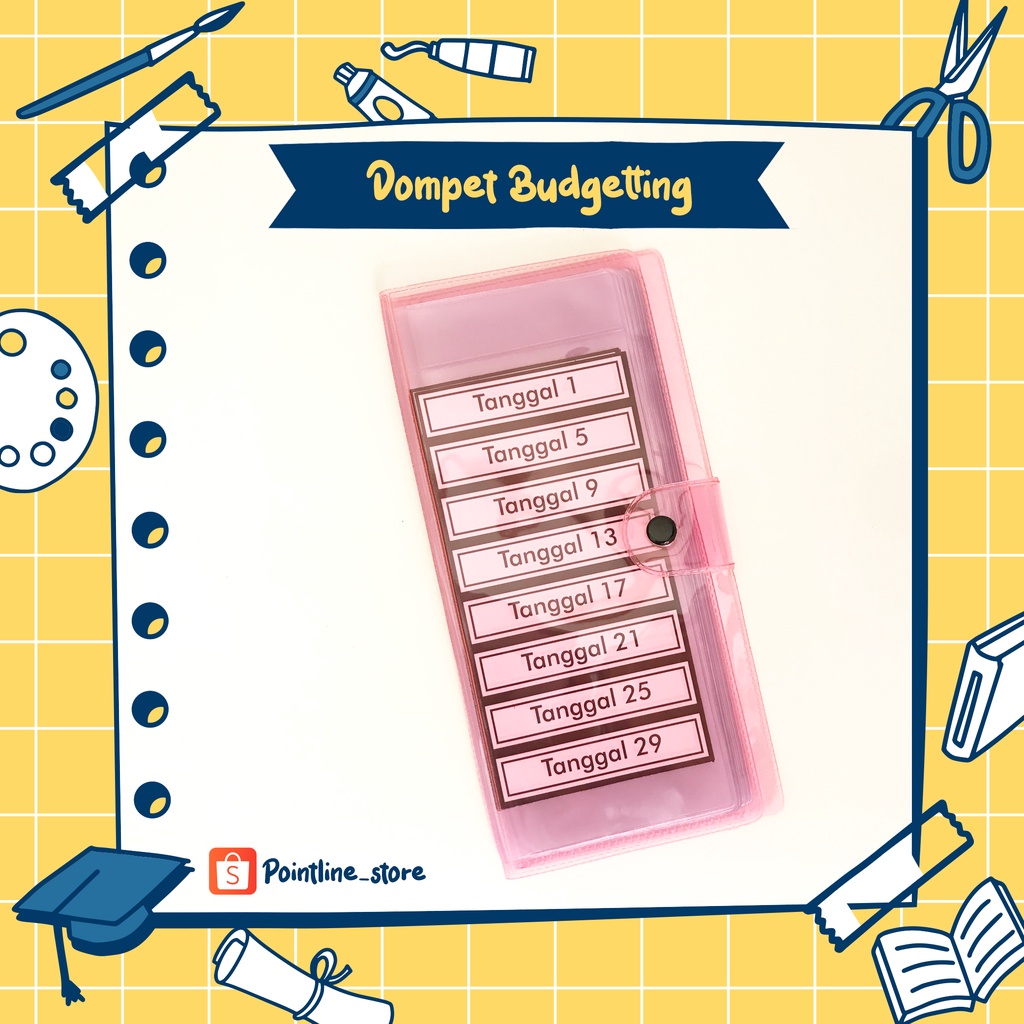 Jual Dompet Disiplin Keuangan Bulanan / Dompet Organizer Keuangan 32 ...