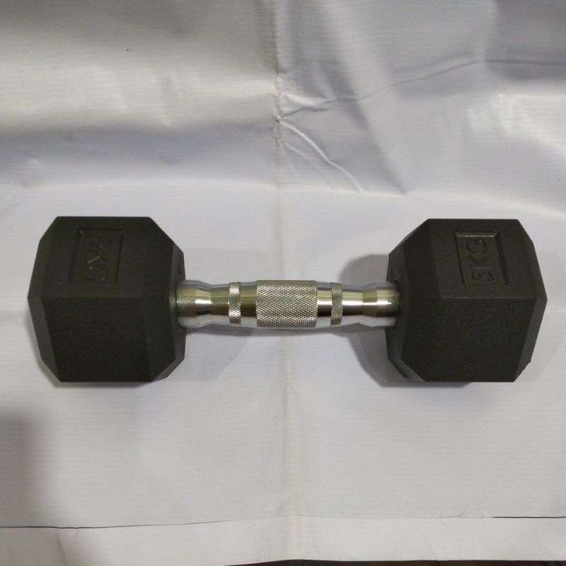 Jual barbel hexagon 5kg/dummbbell hexagon Rox | Shopee Indonesia