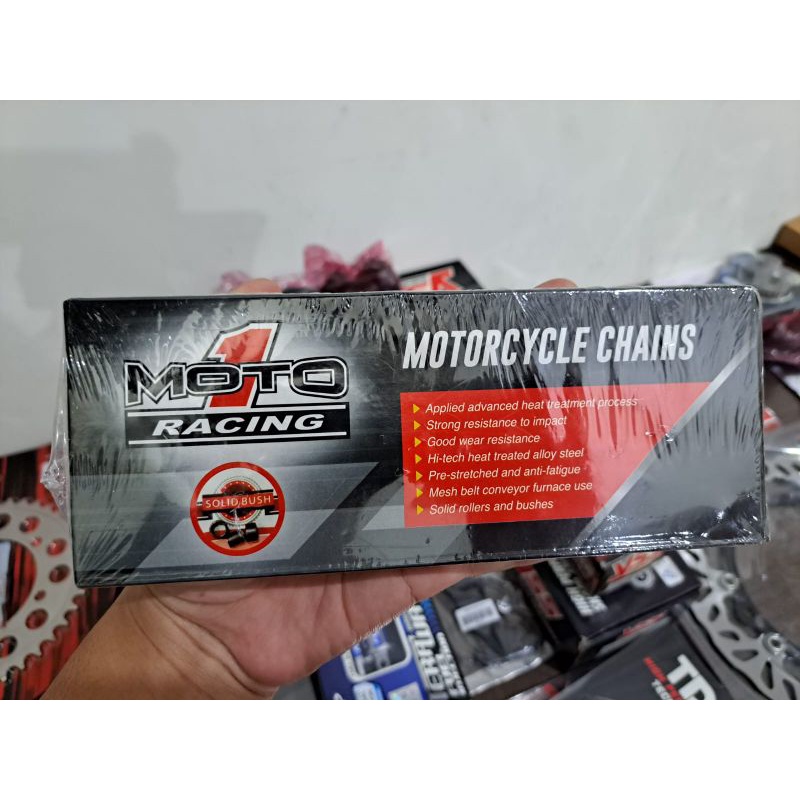 Jual RANTAI RANTE MOTO 1 RACING 415 - 130 L GOLD TIPIS ORIGINAL | Shopee Indonesia