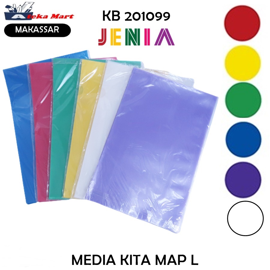 Jual [BKS/12PCS] MEDIA KITA JENIA MAP L MAP ARSIP | Shopee Indonesia