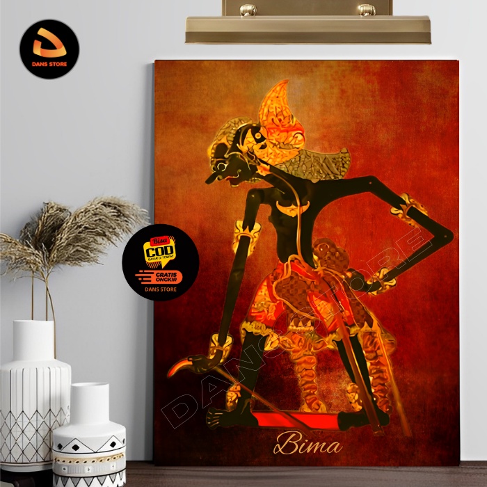 Jual Poster Wayang Bima Werkudara Bratasena Bimasena Untuk Hiasan ...