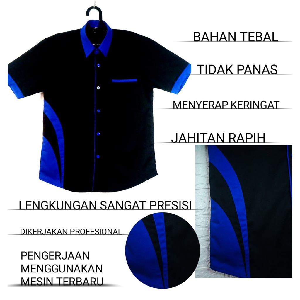 Jual baju kerja atasan kerja kemeja kerja pria wanita seragam kerja ...