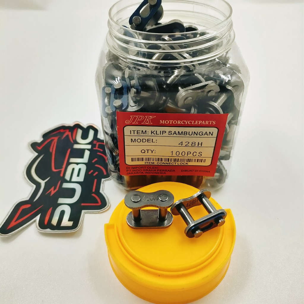 Jual Sambungan rantai 428H - SAMBUNGAN RANTE MOTOR | Shopee Indonesia