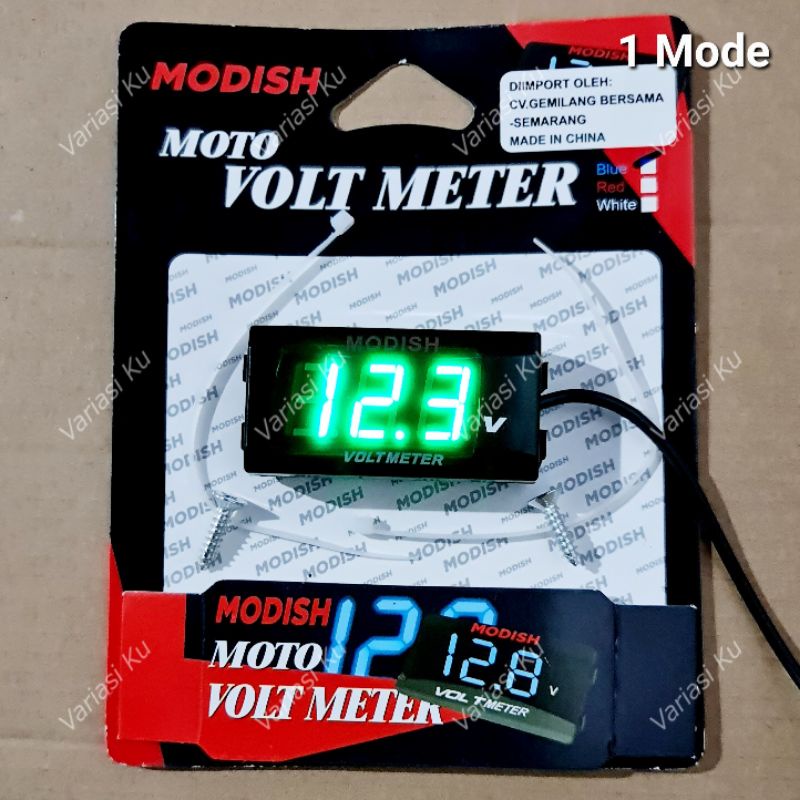 Jual DIGITAL VOLT AMPERE METER: ALAT UKUR TEGANGAN ARUS DC (AKI DLL) MULTIFUNGSI DOUBLE DISPLAY ...
