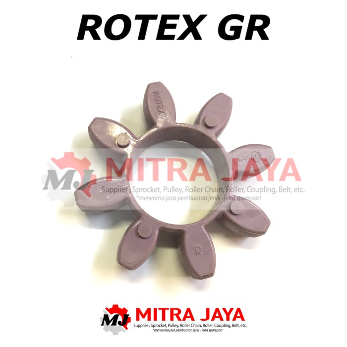 Jual RUBBER COUPLING ROTEX GR 42 ( KARET KOPLING ROTEX ) ELEMEN ELEMENT ...
