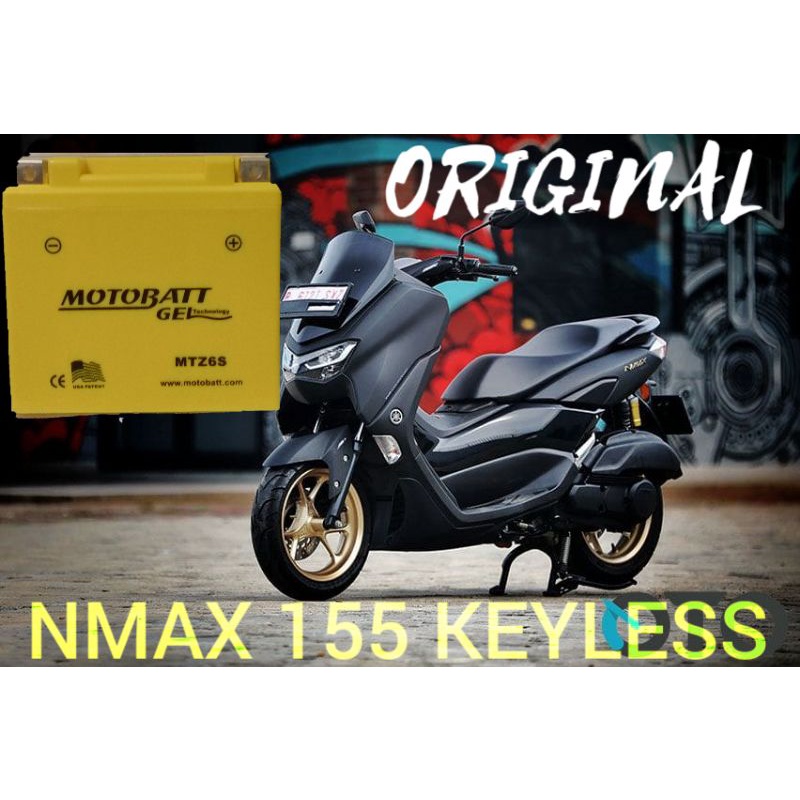 Jual aki MOTOBATT gell ORIGINAL untuk new nmax 155 keyless | Shopee ...