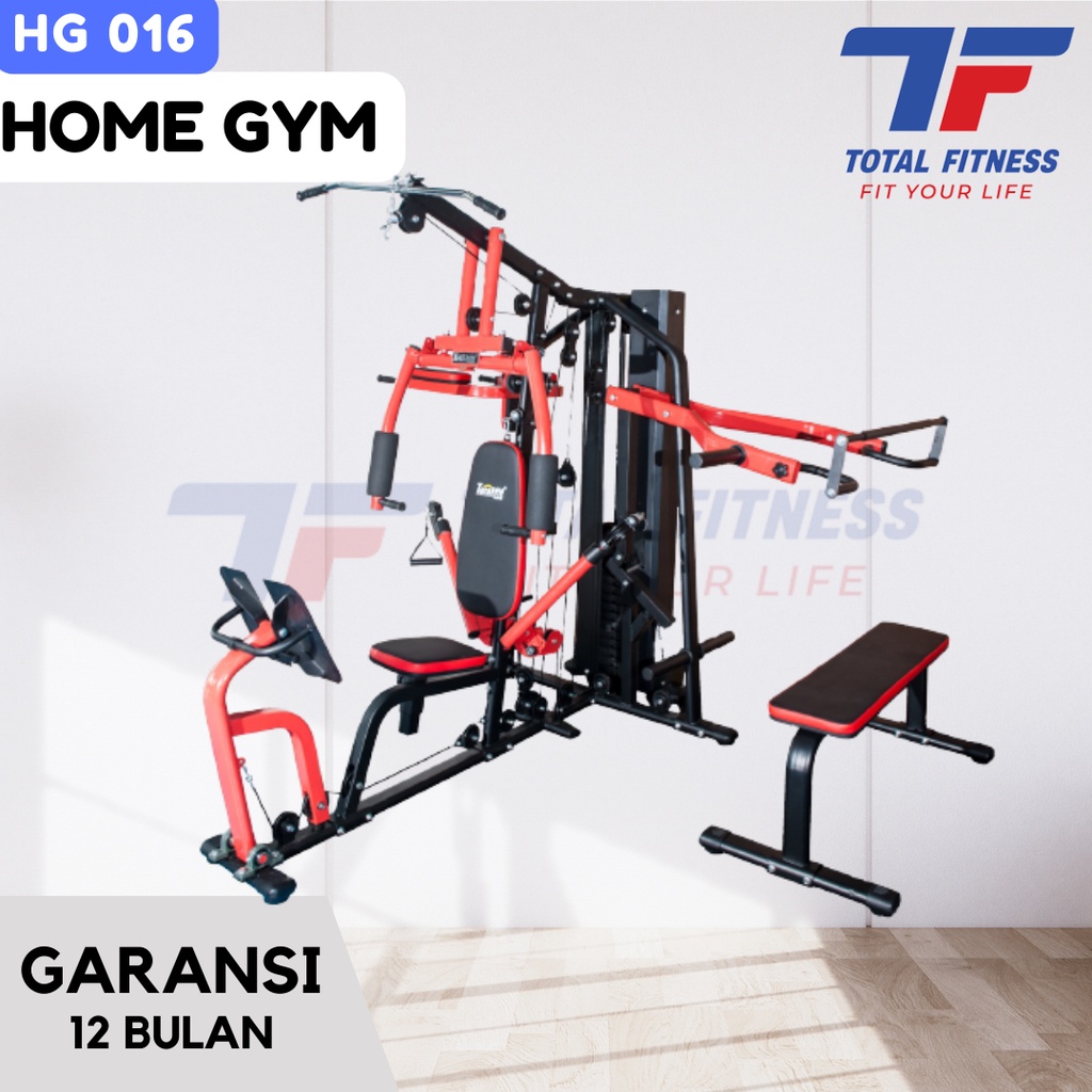 Jual Alat Angkat Beban Home Gym 3 Sisi TL HG 016 Total Fitness ...