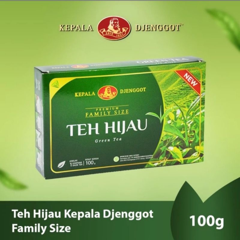Jual Teh Hijau Bubuk [Daun] Cap Kepala Jenggot Family Size | Shopee ...