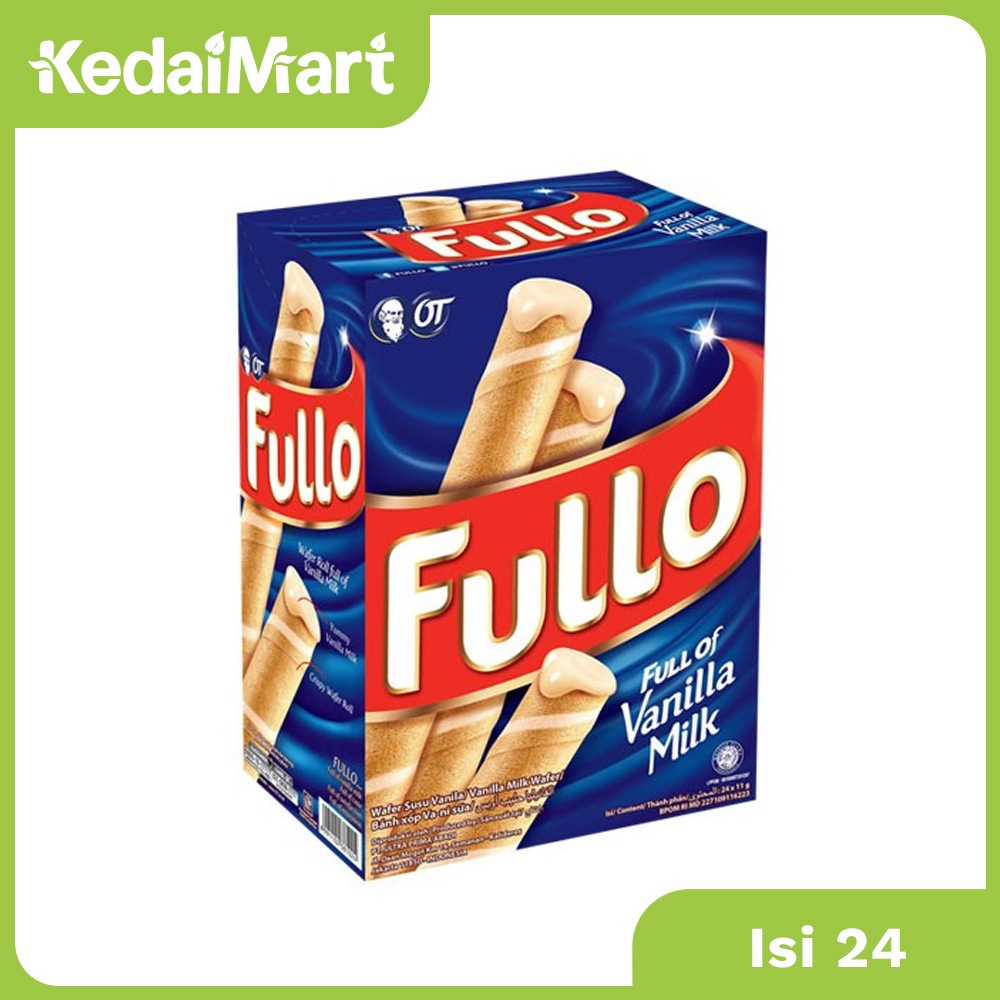 Jual Fullo Wafer Stick Vanilla 9 / 7.5 Gram | Shopee Indonesia