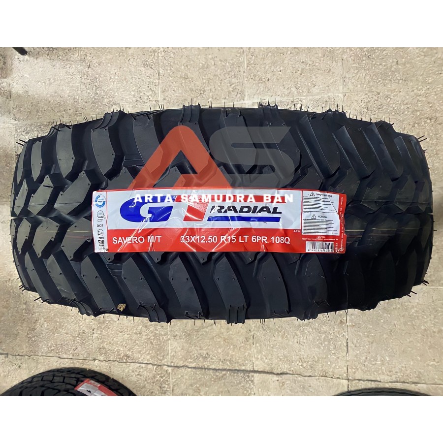 Jual Ban GT Radial Gajah Tunggal Savero M/T MT 33 X 12.5 33X12.5 R 15 R15 6PR | Shopee Indonesia
