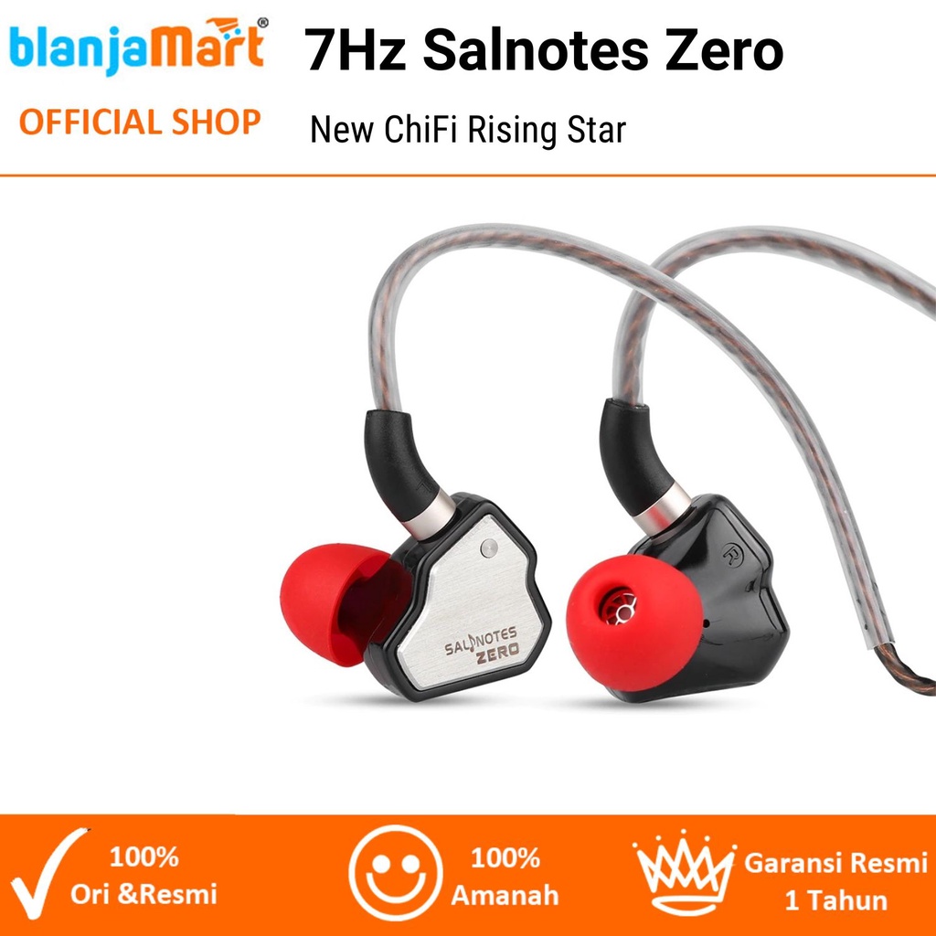 Jual 7Hz Salnotes Zero HiFi In Ear Earphone non MIC - Garansi Resmi ...